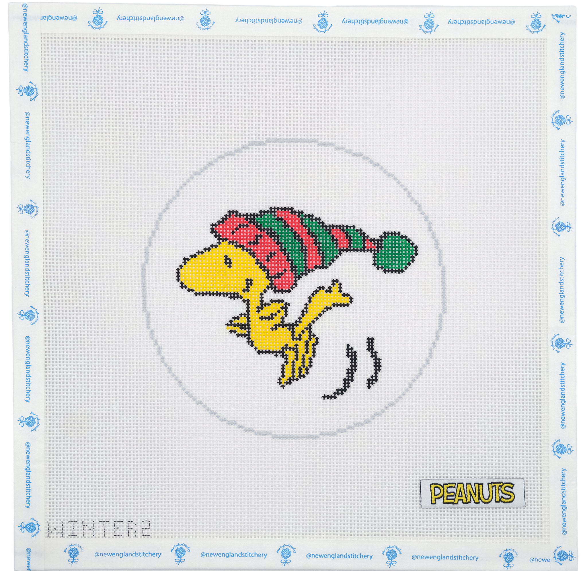 Woodstock in Stocking Cap Round – New England Stitchery