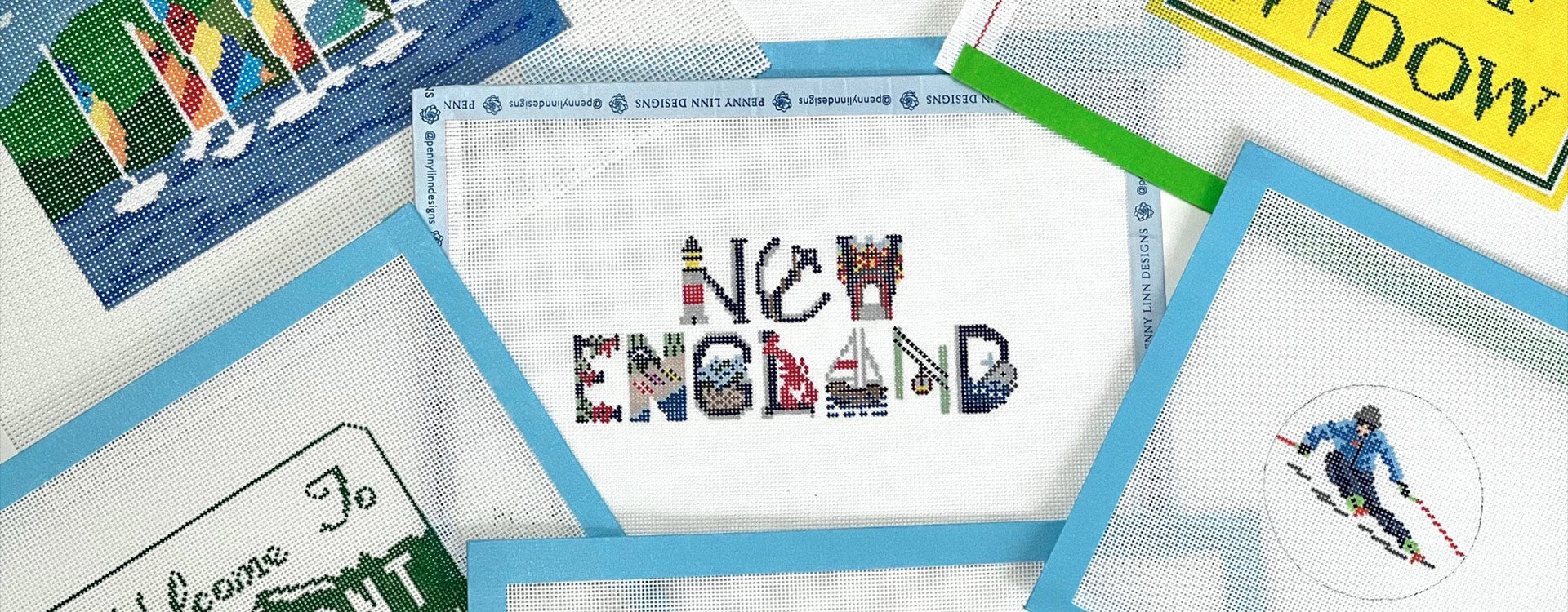 Floral Bee – New England Stitchery